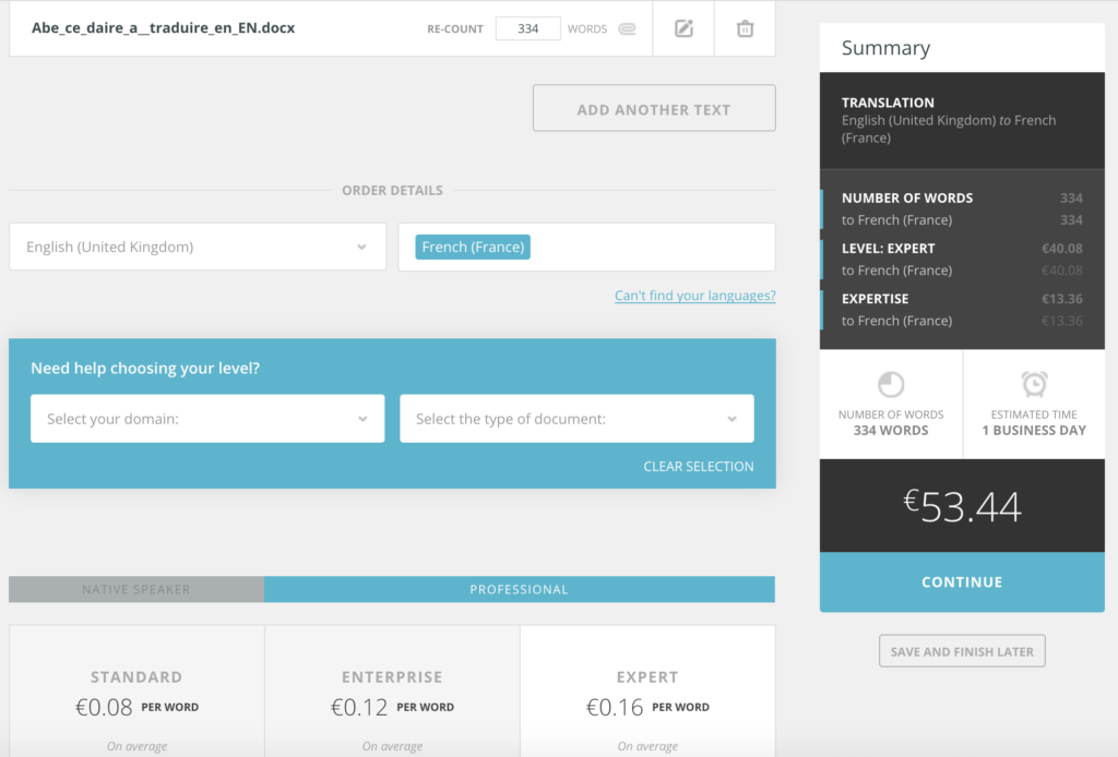 Tutorial: Launching a translation, copywriting, proofreading project on TextMaster