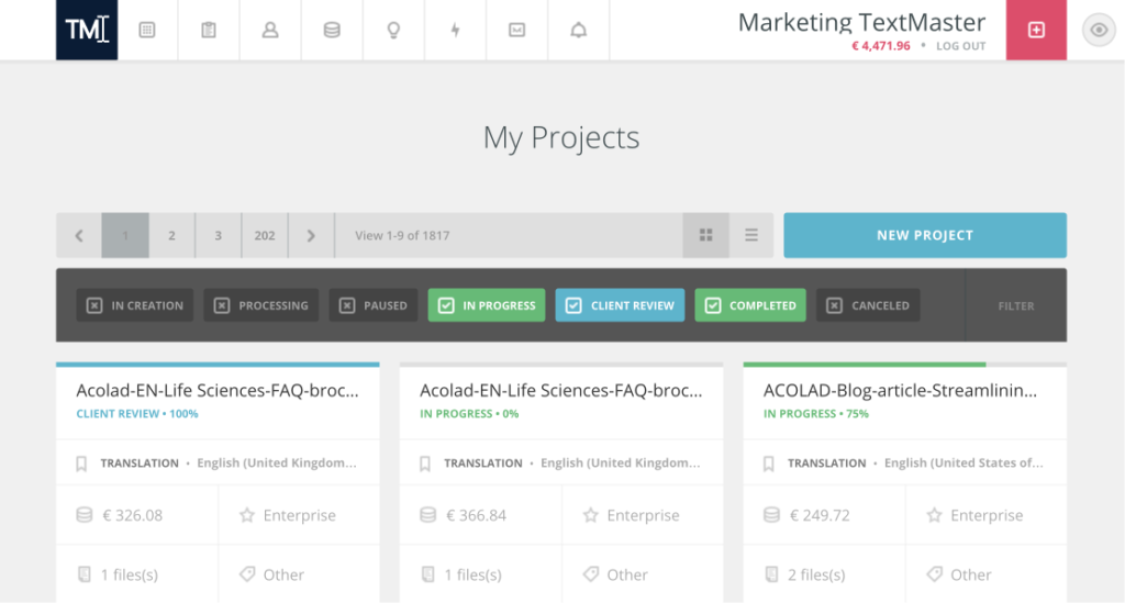 Tutorial: Launching a translation, copywriting, proofreading project on TextMaster