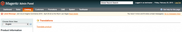 Tutorial: How to Translate your Magento Store | TextMaster