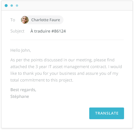 Translation by email - TextMaster