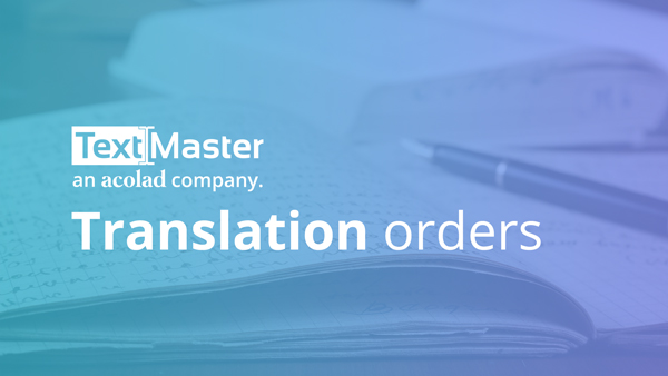 Order Translation Online - TextMaster Tutorial